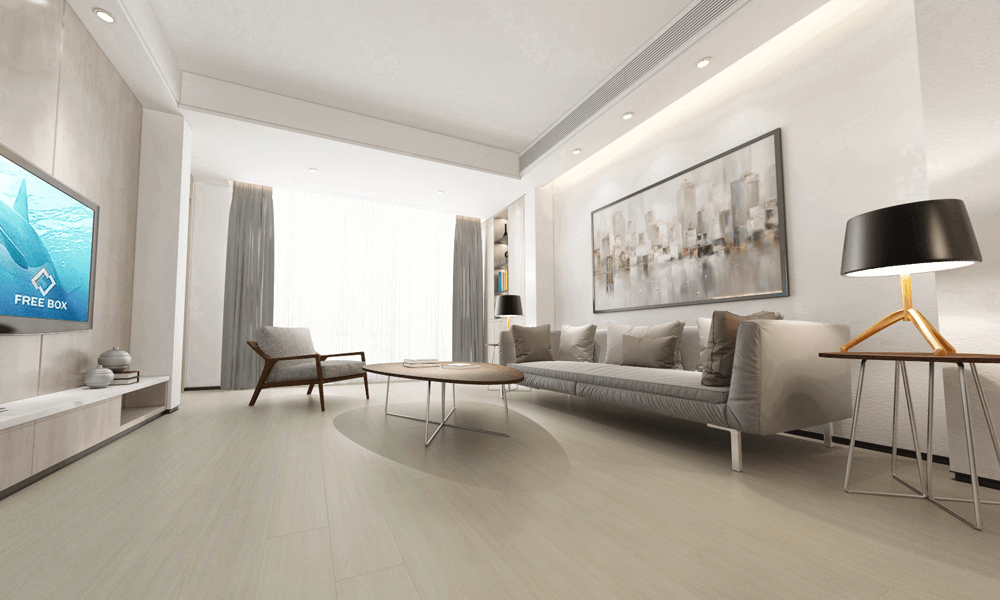 Hoton大浮雕 優雅白橡 | 華伍迪精選海島型超耐磨地板